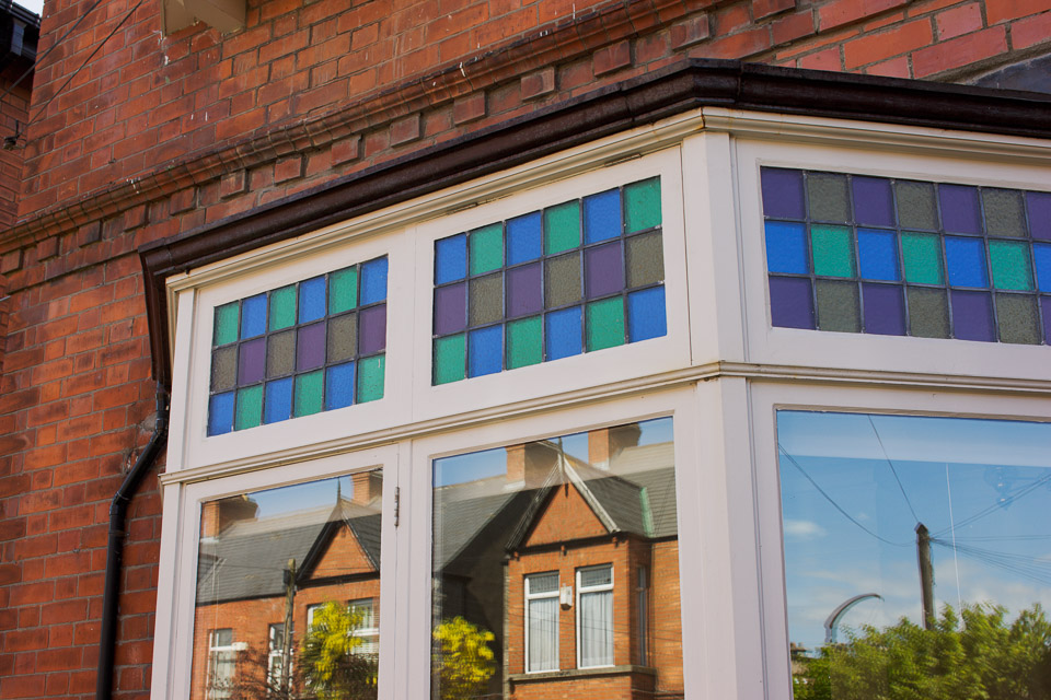 Period restoration house domestic private residence-Front window ...